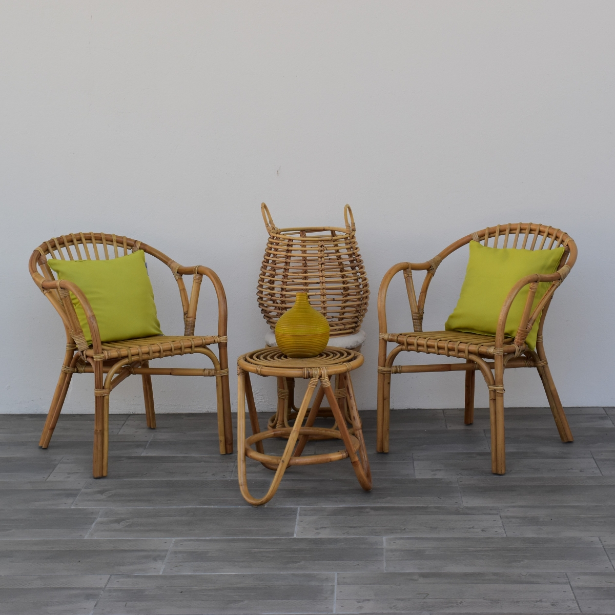 Salons d'extérieurs - Ensemble balcon Alya 4 pièces - La boutique Rotin ...